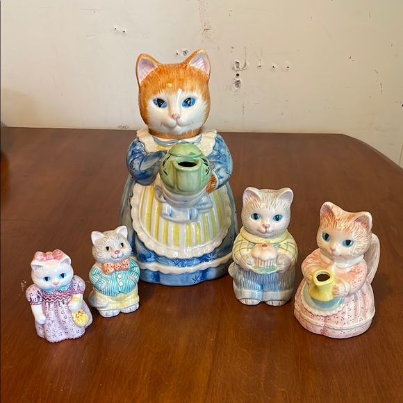Avon | Kitchen | Vintage 992 Avon Kitty Cat Tea Set | Poshmark